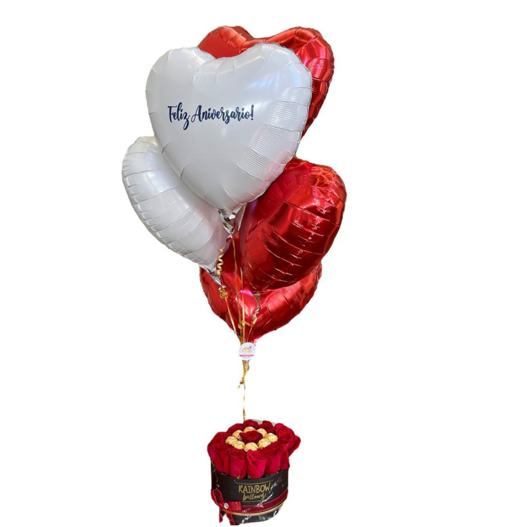 Ferrero Ballon Bouquet – rainbowballoons